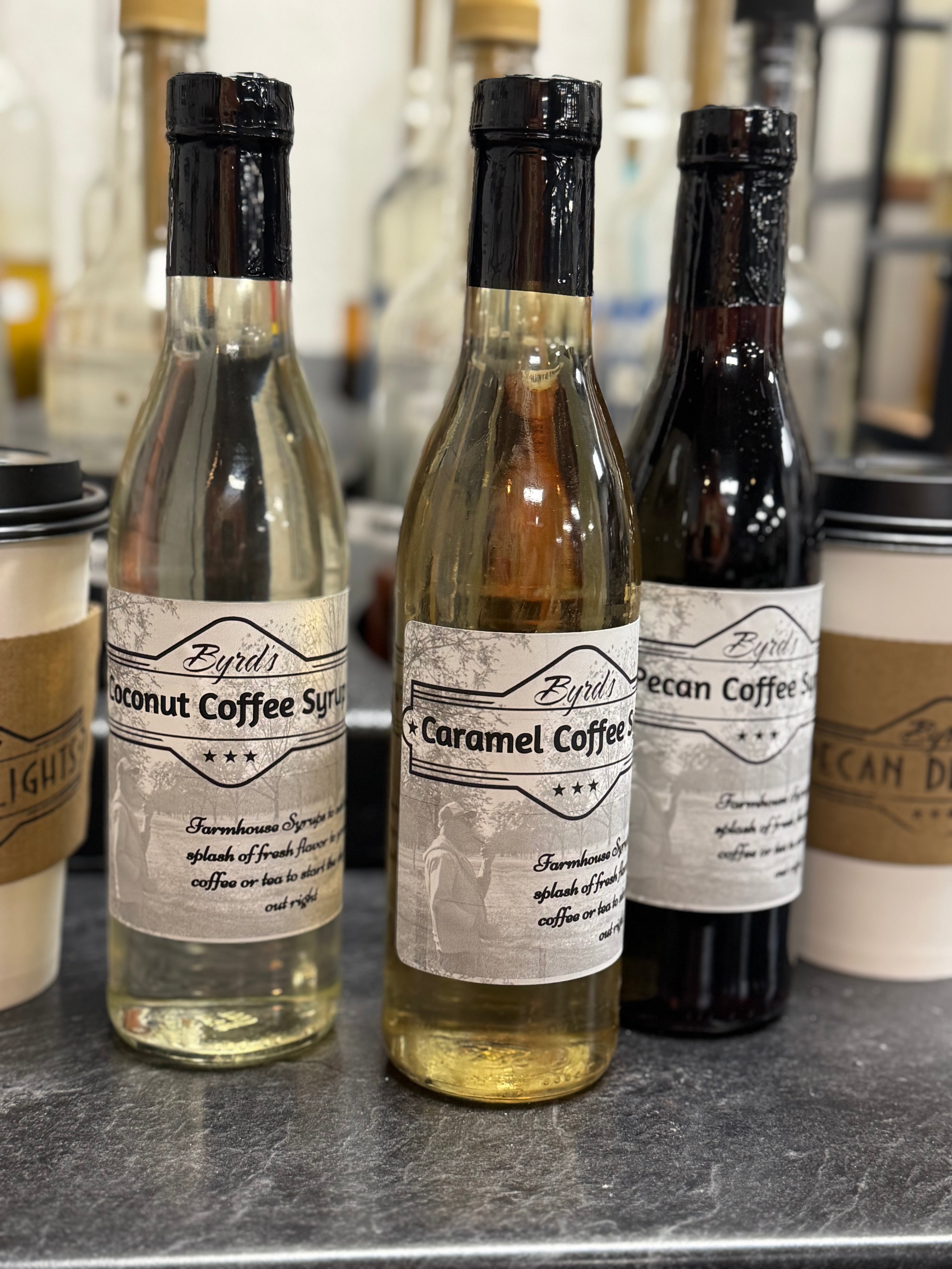 Coffee Syrups – Byrd's Pecan Delights